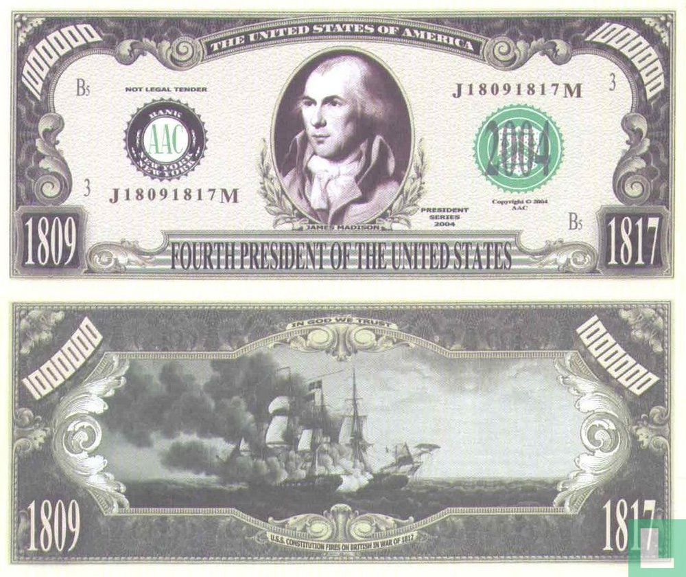 James Madison 4th President of the U.S.: (2004) - Presidents of The ...