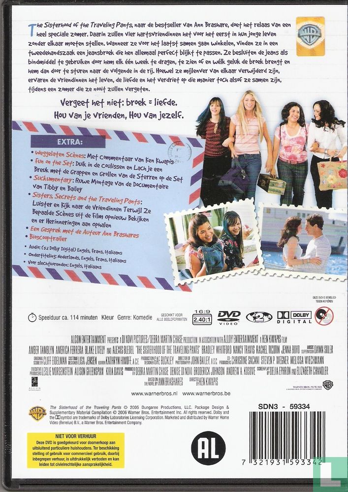 The Sisterhood of the Traveling Pants DVD 1 (2006) - DVD - LastDodo