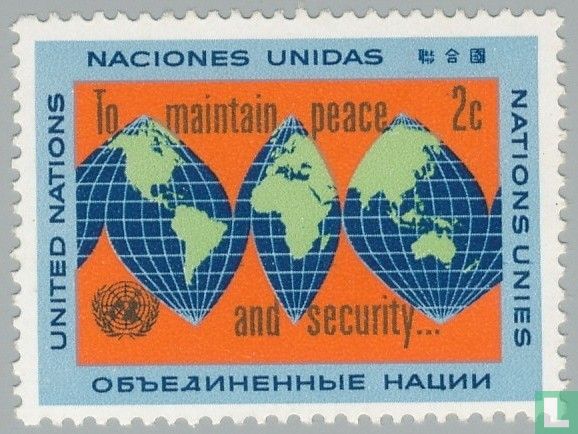 world Map 2 (1964) - United Nations - New York - LastDodo