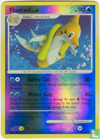 Floatzel (reverse) 26/130 (2007) - English)2007) Diamond & Pearl - LastDodo