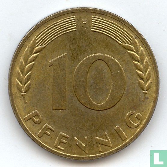 Duitsland 10 pfennig 1972 (F) KM# 108 (1972) - Duitsland - LastDodo