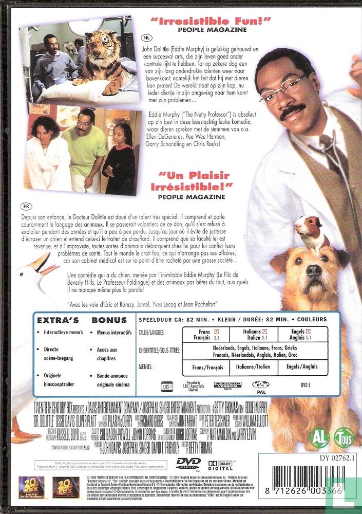 dr dolittle 2001