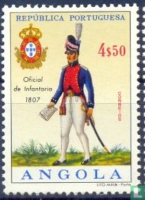 1966 Military uniforms from the period 1539-1873 4.50 (1966) - Angola ...