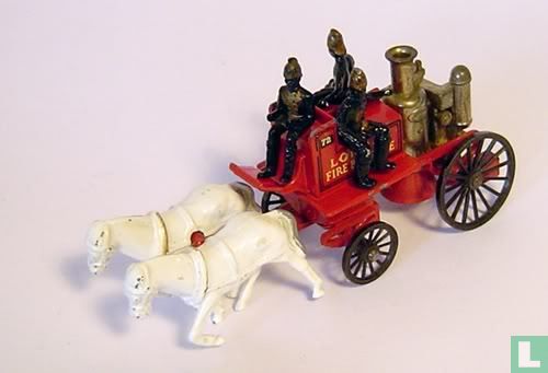 Shand Mason Horse Drawn Fire Engine Y-04b (1960) - Matchbox - LastDodo