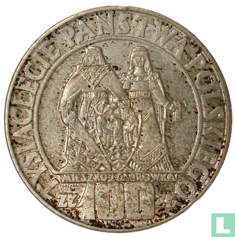 Poland 100 zlotych 1966 "Polish Millennium" Y# 57 (1966) - Poland - LastDodo