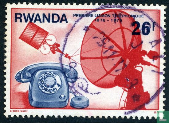 100 years of telephone 26 (1976) - Rwanda - LastDodo
