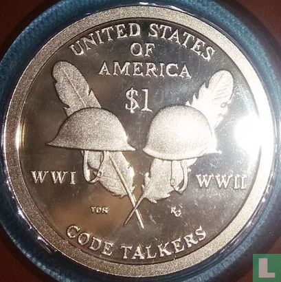 Verenigde Staten 1 dollar 2016 (PROOF) "Code talkers" KM# 618 (2016 ...