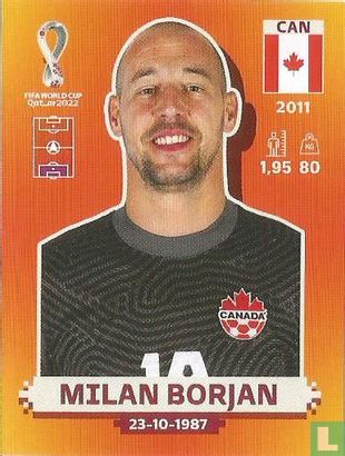 Milan Borjan CAN2 (2022) - Panini - LastDodo