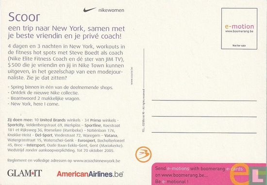 3255b* - nikewomen.com "Breek" (2005) - Logo TEL.:02/556 44 90 - All ...