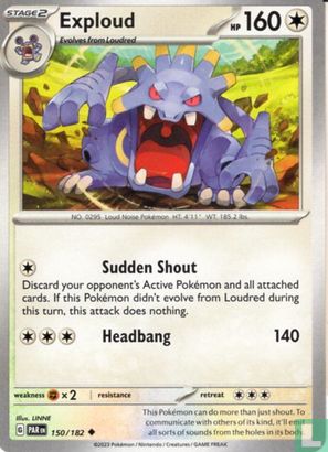 Exploud 150/182 (2023) - English)2023) Scarlet & Violet - Paradox Rift ...