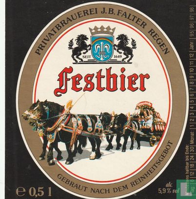 Falter Festbier (1995) - Privatbrauerei Falter, Regen - LastDodo