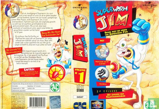 Superworm Jim Volume 1 VHS (1997) - VHS video tape - LastDodo