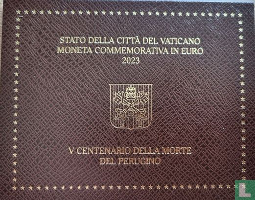 Vatican 2 euro 2023 (folder) "500th Anniversary Death of Pietro ...