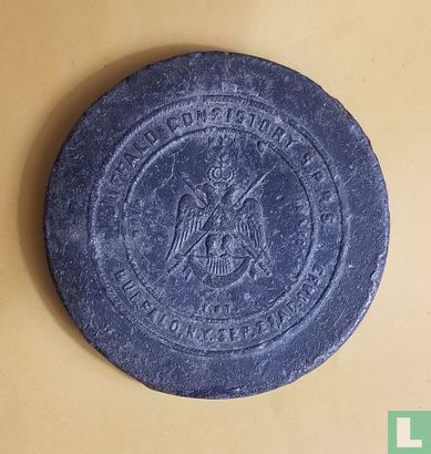 USA Buffalo Consistory Scottish Rite Masonic Medal 1893 (1893 ...