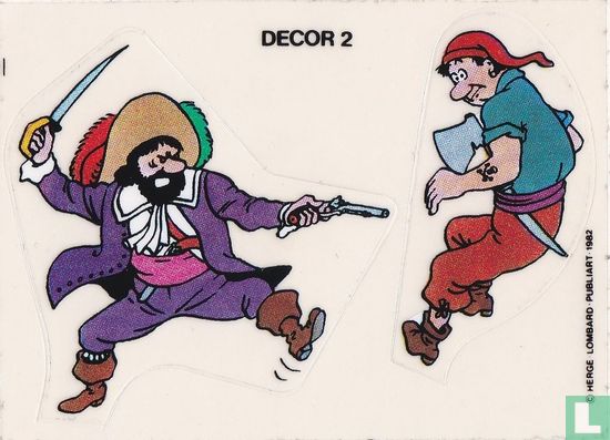 Nesquik - Het Geheim van de Eenhoorn decor 2c (1982) - Publiart - LastDodo