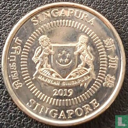 Singapore 50 cent 2019 KM# 348 (2019) - Singapore - LastDodo