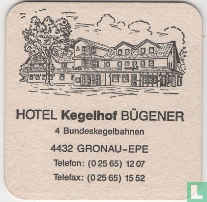 Bügener Hotel Kegelhof Beer mats catalogue - LastDodo
