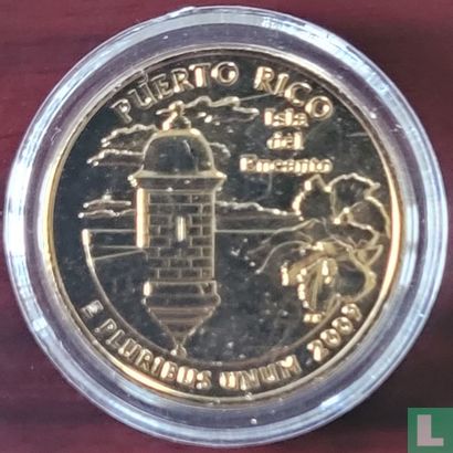 Verenigde Staten ¼ dollar 2009 (D - verguld) "Puerto Rico" (2009 ...