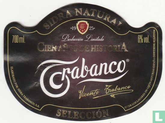 Trabanco Selección (2025) - Sidra Trabanco S.A. - LastDodo