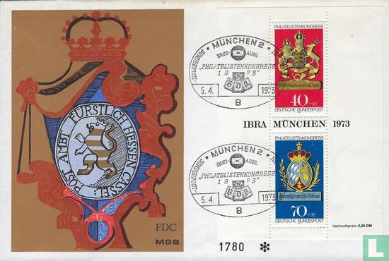 FIP congress and stamp exhibition IBRA Munich (1973) - Germany - LastDodo
