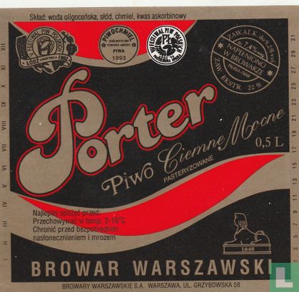 Porter Piwo Ciemne Mocne - Warszawski, Warschau - LastDodo