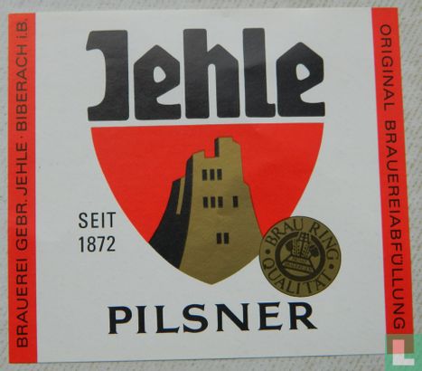 Jehle Pilsner - Gebr. Jehle, Biberach - LastDodo