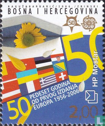 50 jaar Europa zegels 2,00 (2006) - Bosnië en Herzegovina - Kroatische ...