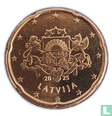 Letland 20 cent 2025 KM# 154 (2025) - Letland - LastDodo