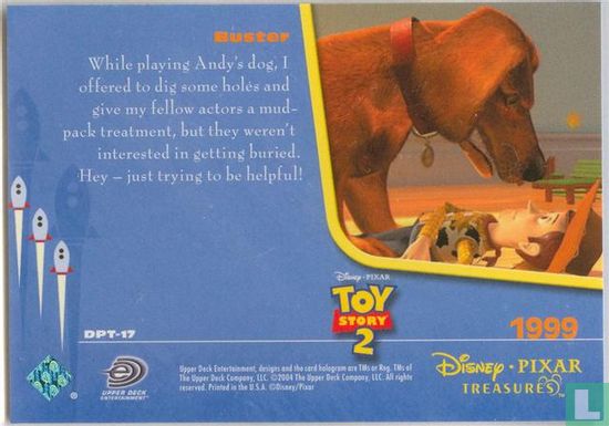 Buster DPT-17 (2004) - Disney Pixar Treasures - LastDodo