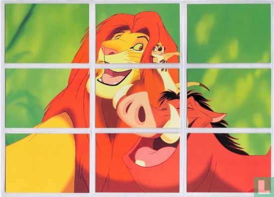 9-Card Puzzle 2 (1994) - The Lion King - Series 2 - LastDodo